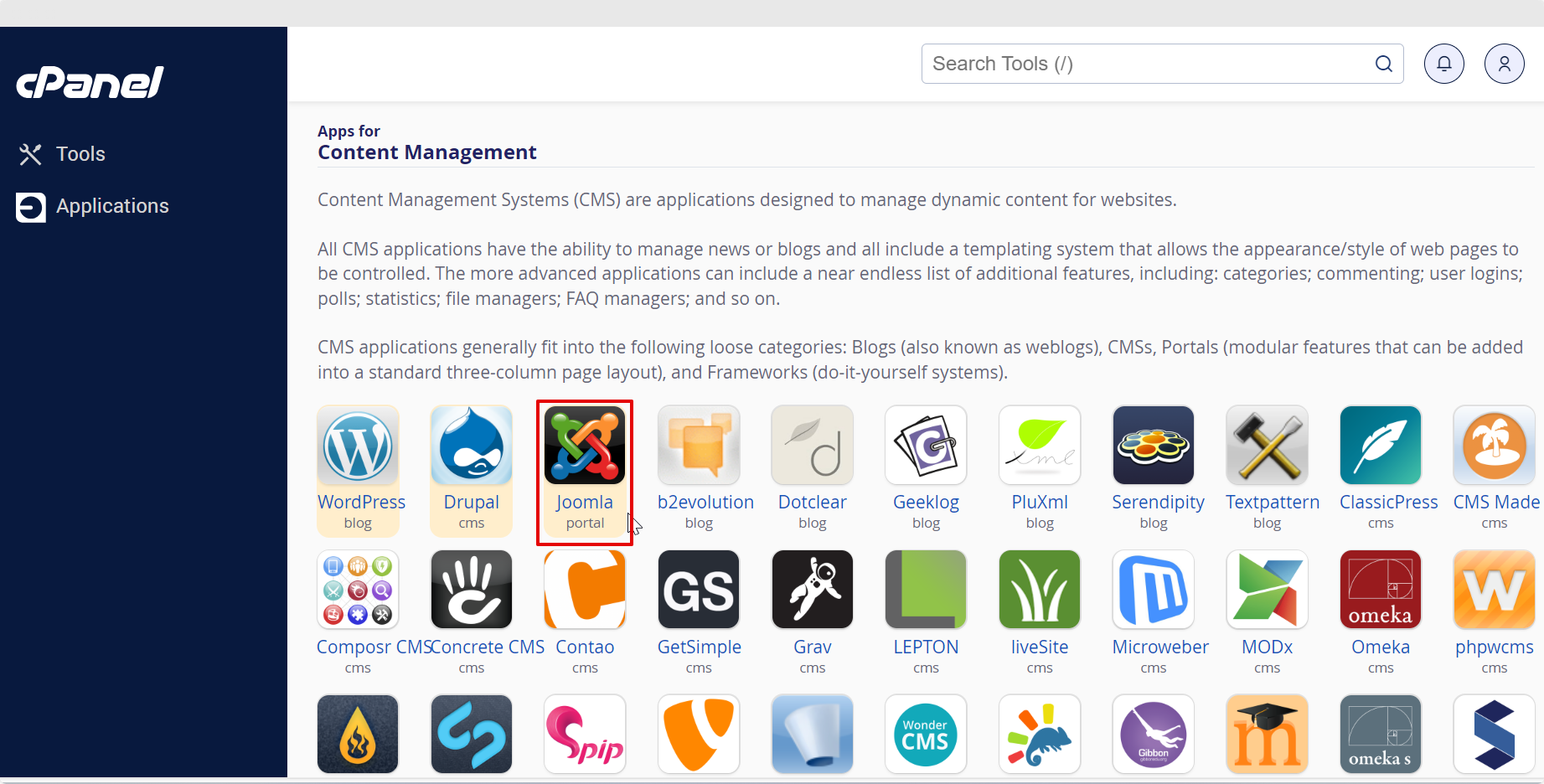 How To Install Joomla Using Installatron In Cpanel